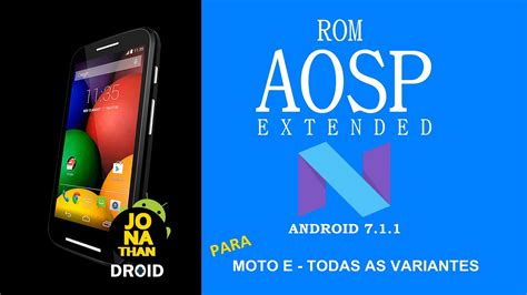 Rom Aosp Extended Android 711 Nougat Condorotussurnia ~ Jonathandroid