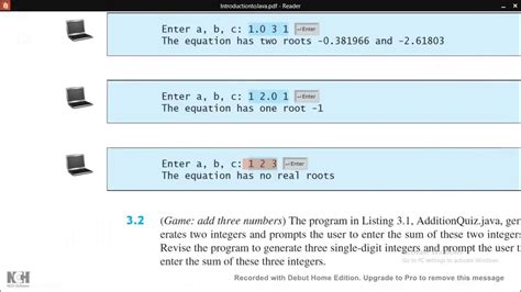 Introduction To Java Programming Exercise 3 1b Youtube
