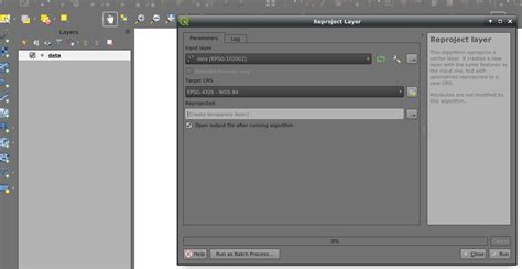 Qgis Converting Xy Coordinates Epsg102002 To Latitudelongitude Epsg4326 Geographic