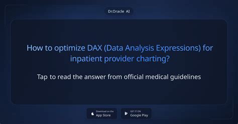 How To Optimize Dax Data Analysis Expressions For Inpatient Provider