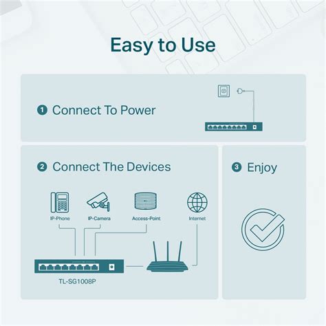 Tl Sg1008p Switch De Escritorio Gigabit De 8 Puertos Con Poe De 4