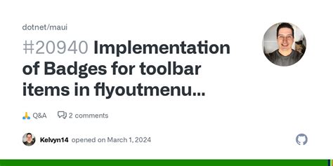 Implementation Of Badges For Toolbar Items In Flyoutmenu Without Shell Navbar · Dotnet Maui