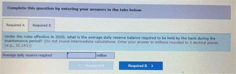 The Average Daily Net Transaction Accounts Of A Local