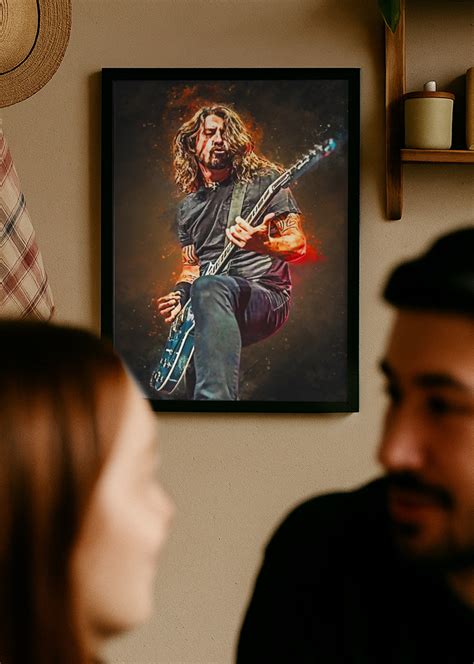Dave Grohl Poster Von Muh Asdar Printler