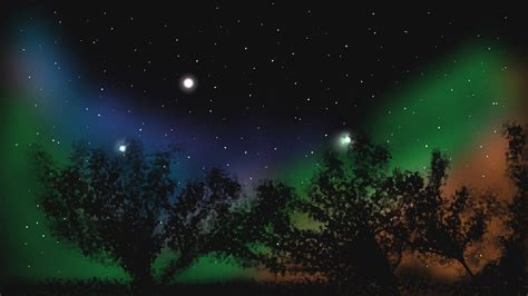 How To Easy Draw Starry Sky Tutorial Youtube