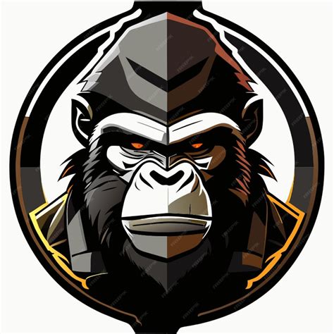 Premium Vector Ape Sticker Vector Illustration