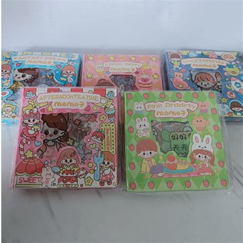 Jual Ass Sticker Momo Rainbow Viral Motif Terbaru Isi 100pcs Warna