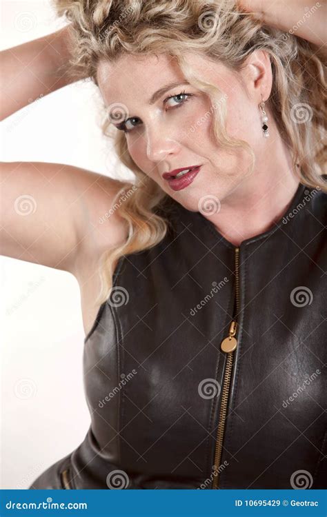 Caucasian Blonde Woman Stock Image Image Of American 10695429