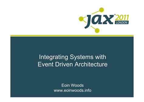 pdf integrating systems with event driven architecture dokumen tips