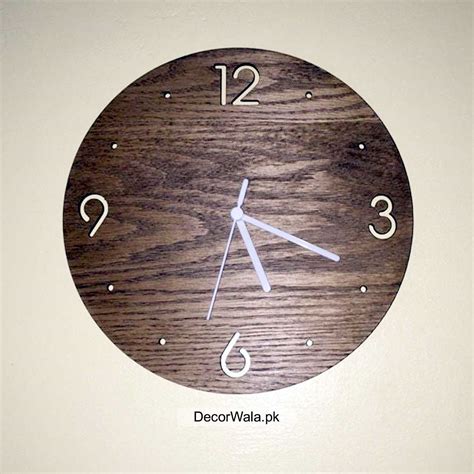 Simply Circle Wall Clock Decor Wala