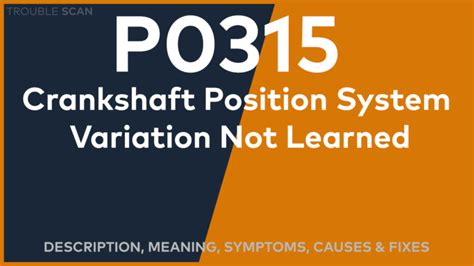 P Trouble Code Meaning Symptoms Causes Fixes Easy