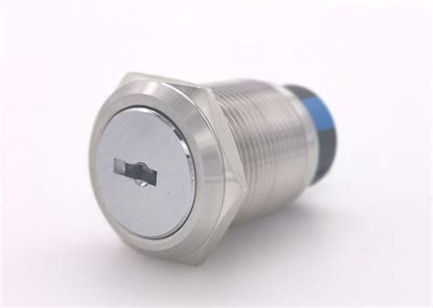 19mm Anti Vandal Push Button Switch 2 Position Key Rotary Switch IP67 Rated