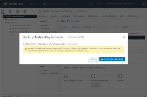 Vmware Vsphere 70 Update 2 Native Key Provider Configuration
