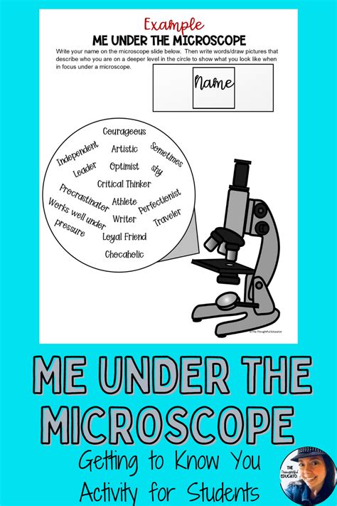 Getting To Know You Science Activity Back To School Me Under The