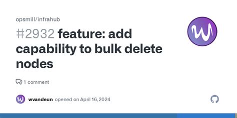 Feature Add Capability To Bulk Delete Nodes · Issue 2932 · Opsmill