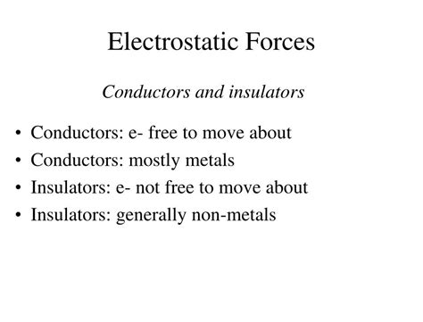 Ppt Electrostatic Forces Powerpoint Presentation Free Download Id6851072