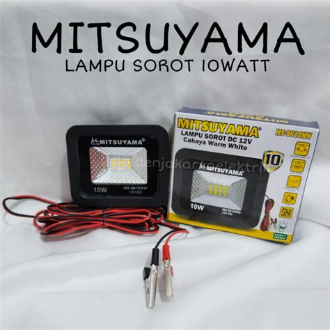 Jual Lampu Sorot Led Dc Watt Lampu Tembak Led Ip Watt Dc Mitsuyama Ms Dc Flooded