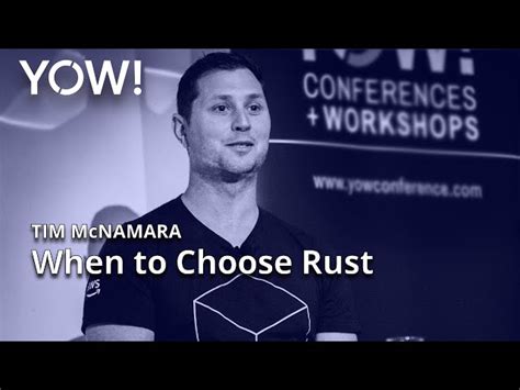 Goto Conferences Talk When To Choose Rust From Goto Conferences