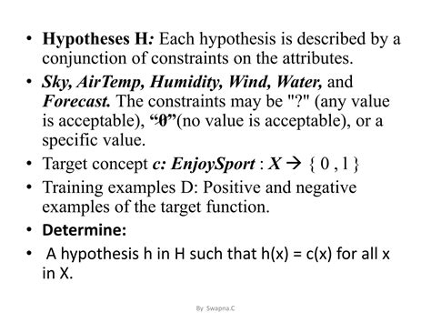 Concept Learning And Candidate Elimination Algorithm Pptx