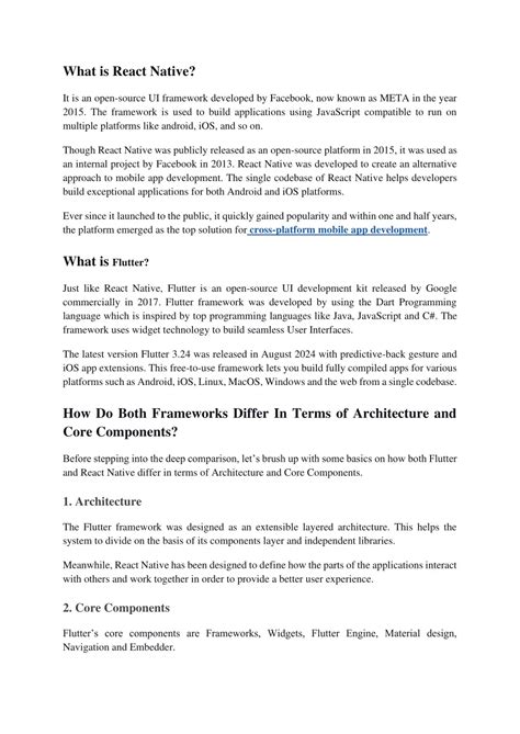 Ppt React Native Vs Flutter Choosing The Best Mobile App Framework