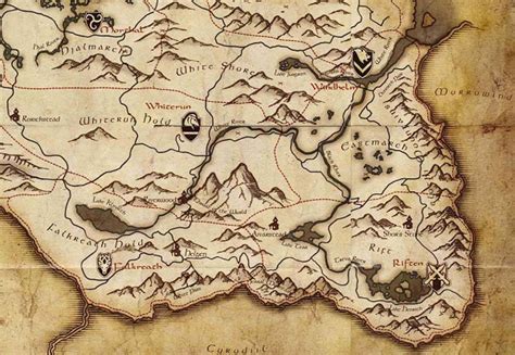 Carte Skyrim Interactive French Jicu