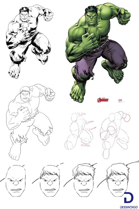 How To Draw Hulk Step By Step Tutorial Artofit