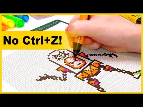 How To Draw Pixel Art On Graph Paper