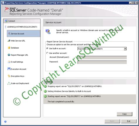 Configuring Sql Server Reporting Services In Sql Server 2012 Learn Sql With Bru