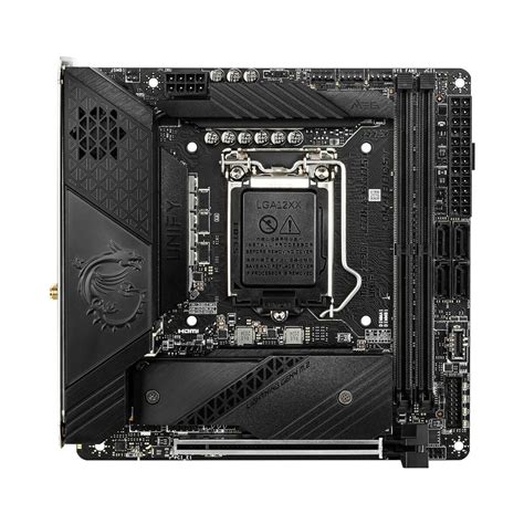Msi Meg Z590i Unify Ms 7d05 Ver 1 1 Intel Mainboard Mini Itx Socket 1 245 94