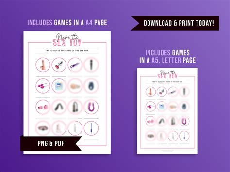 Name The Sex Toy Bachelorette Party Game Dirty Bachelorette Games Baby Shower Hen Party Game