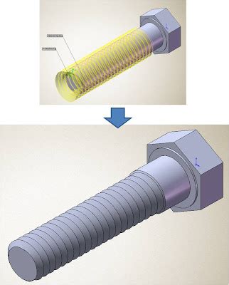 Tutorial Cara Membuat Baut Di SolidWork