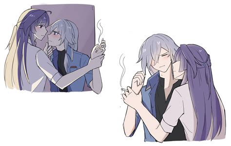 Fu Hua And Raiden Mei Honkai And More Drawn By Fyrkr Danbooru