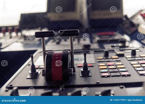 Cpp Controllable Pitch Propellers Handles Of Vessel Stock Image Image