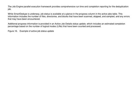 Smartdedupe Job Progress Next Generation Storage Efficiency With Dell Powerscale Smartdedupe