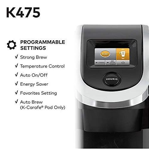 Brew Delicious Coffee With Keurig K475 Coffee Maker