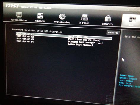 Solved Issue With Efistub Boot Entry Not Displayed In Uefi Newbie Corner Arch Linux Forums