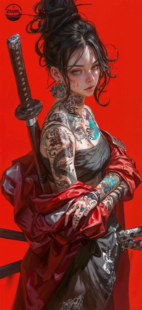 Pin By Samantha Pattison On Art And Drawing In 2024 Female Samurai Art