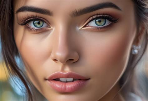 Premium Photo A Portrait Of Breathtakingly Gorgeous Exotic Beautiful Woman