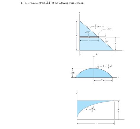 Solved Determine Centroid X‾bar Ybar ﻿of The Following