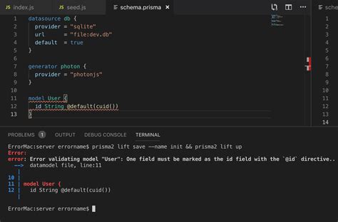 Default Cuid Must Be Used With Id Issue Prisma Prisma GitHub