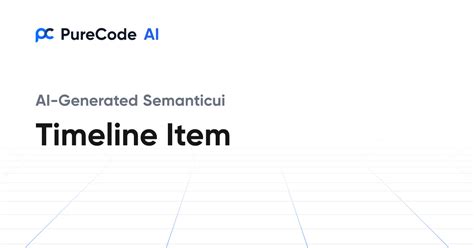 Develop Semanticui Timeline Item With Ai Help