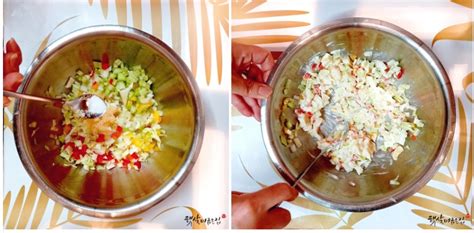 류수영 코울슬로 양배추 옥수수샐러드 콘슬로우 캔요리