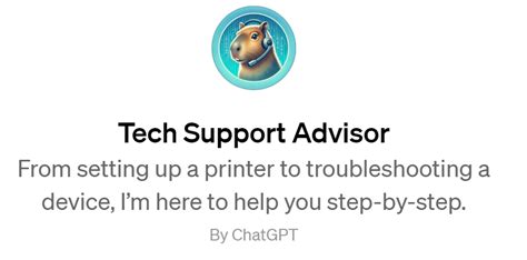 ChatGPT官方GPT之3技术支持顾问GPTTech Support Advisor GPT 叶赛文