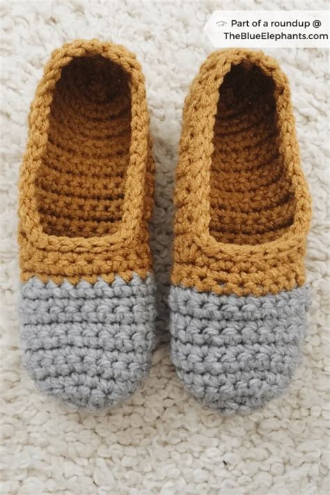 Free Pattern For Crochet Slippers 15 Crochet Slipper Patterns For One