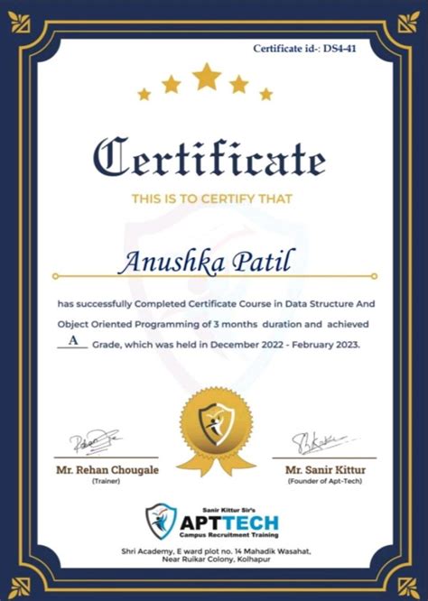 Anushka Patil On Linkedin Dsa Opps Apttech