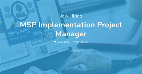 Msp Implementation Project Manager At Snapcare