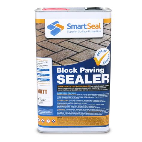 Block Paving Sealer Matt Cobblelock Sealer Matt Brick Paving Sealer