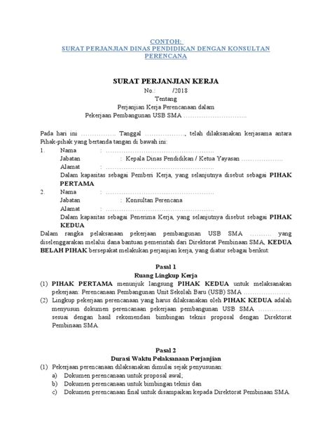 Contoh Spk Konsultan Perencana Pdf