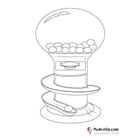 Gumball Machine Dollhouse Printable