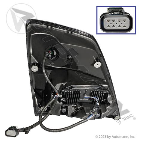 Automann Headlamp Assembly Lh Led Volvo 56496015sbl Hd Partspro